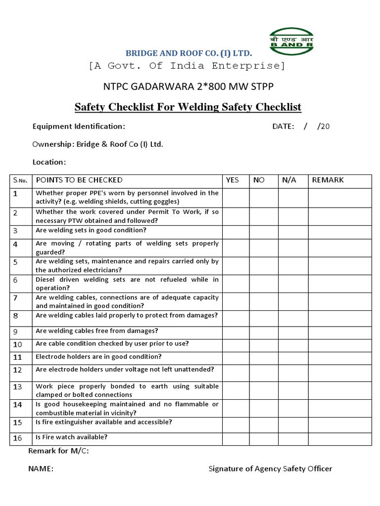 (A Govt. of India Enterprise) NTPC Gadarwara 2 800 MW STPP: Safety ...