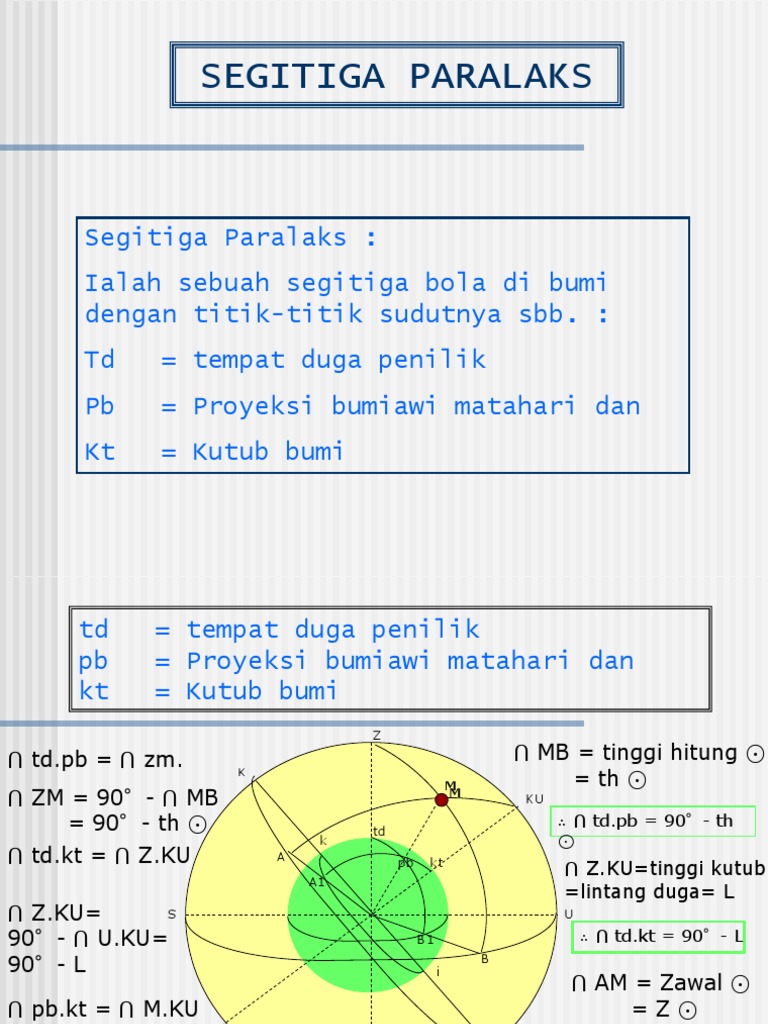 Segitiga Paralaks | PDF