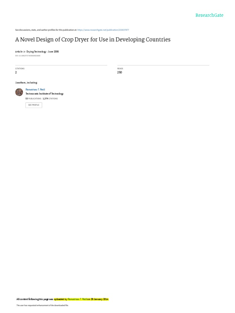 LSU Dryer Design | PDF | Clothes Dryer | Relative Humidity