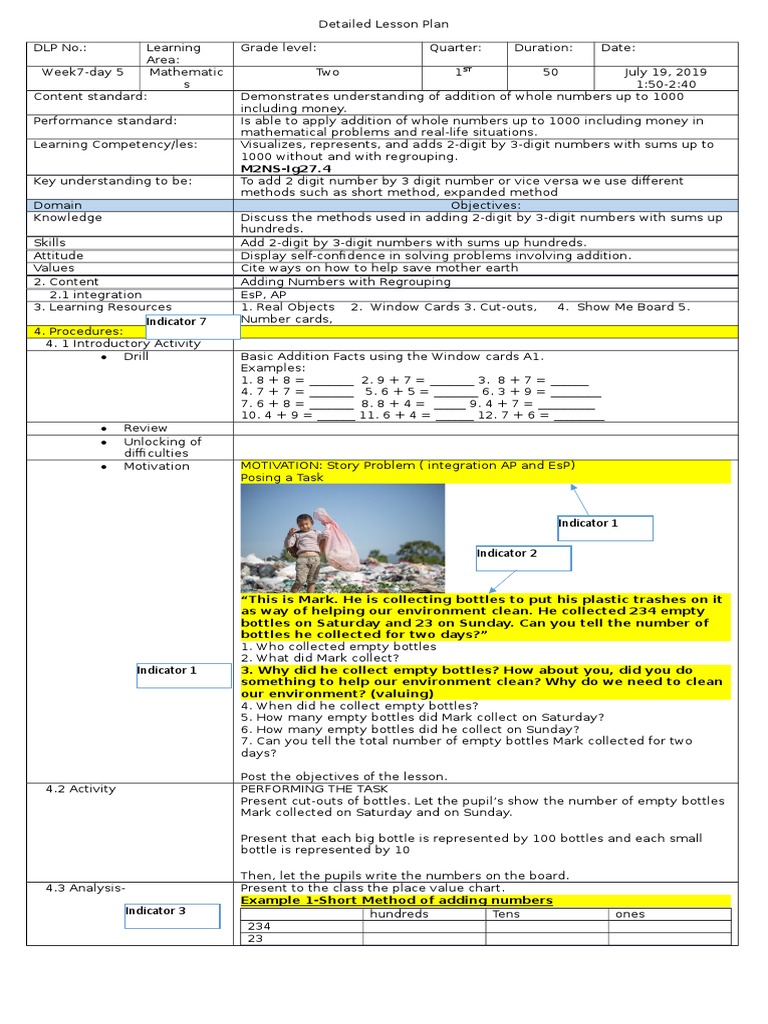 Adding It All Up: A Detailed Lesson Plan for Teaching 2-Digit Addition ...