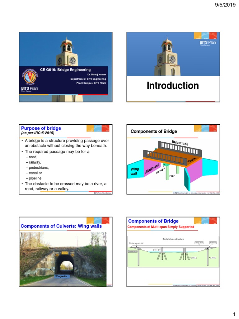 Bridge Engg - Classification Planning | PDF | Prestressed Concrete | Bridge