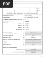 Lightning Protection Risk Assessment NEW | PDF | Lightning | Risk