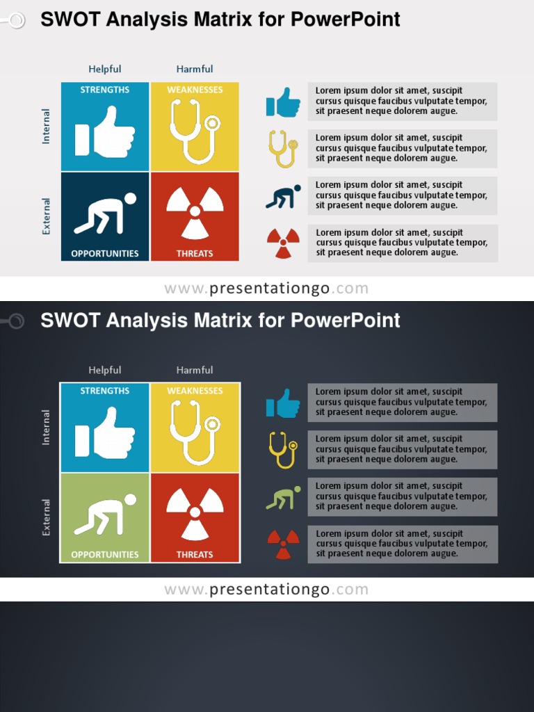 Free SWOT Analysis PowerPoint Template | PDF