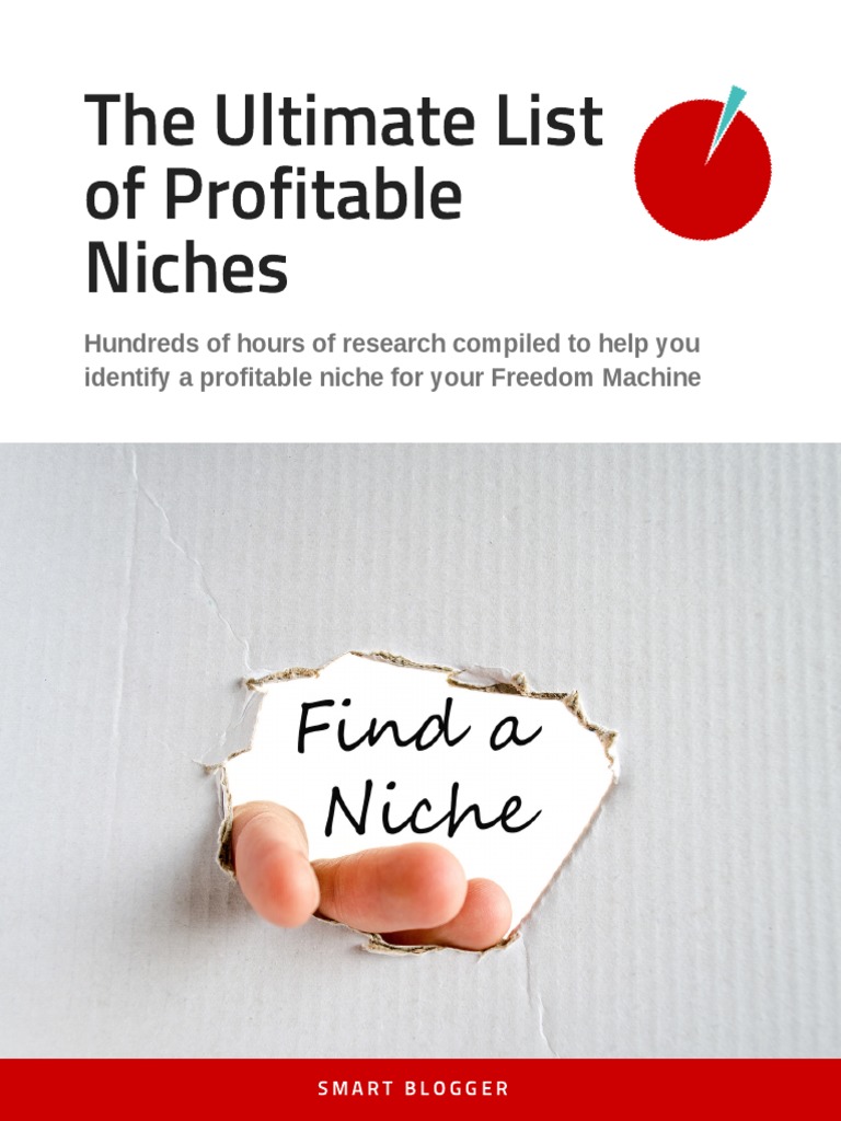 The Ultimate List of Profitable Niches | PDF | Blog | Search Engine ...