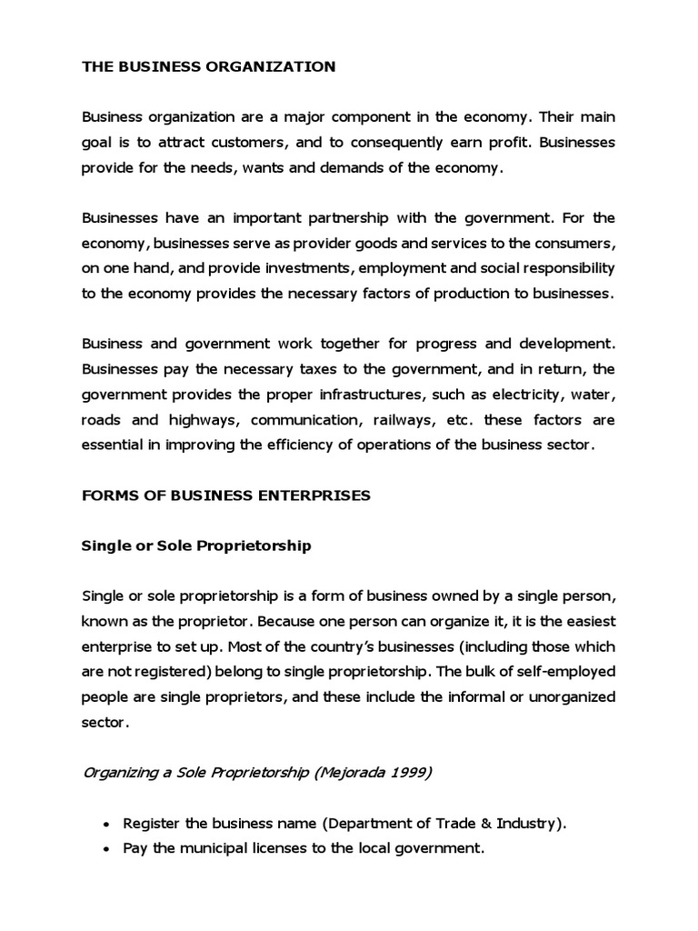 Understanding Business Organizations | PDF | Partnership | Stocks