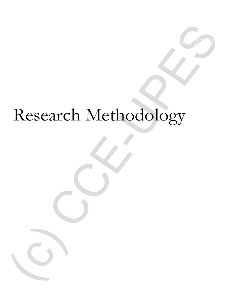 MBCQ723D Research Methodology | PDF