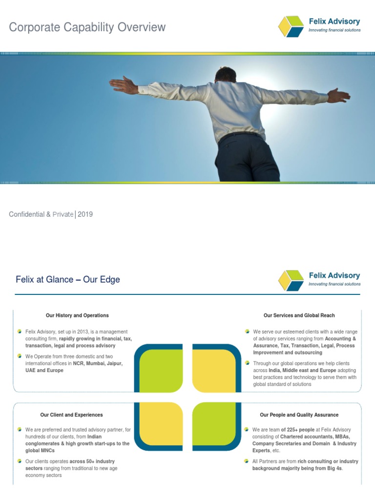 Felix Advisory: Global Consulting Services Overview | PDF | Valuation ...