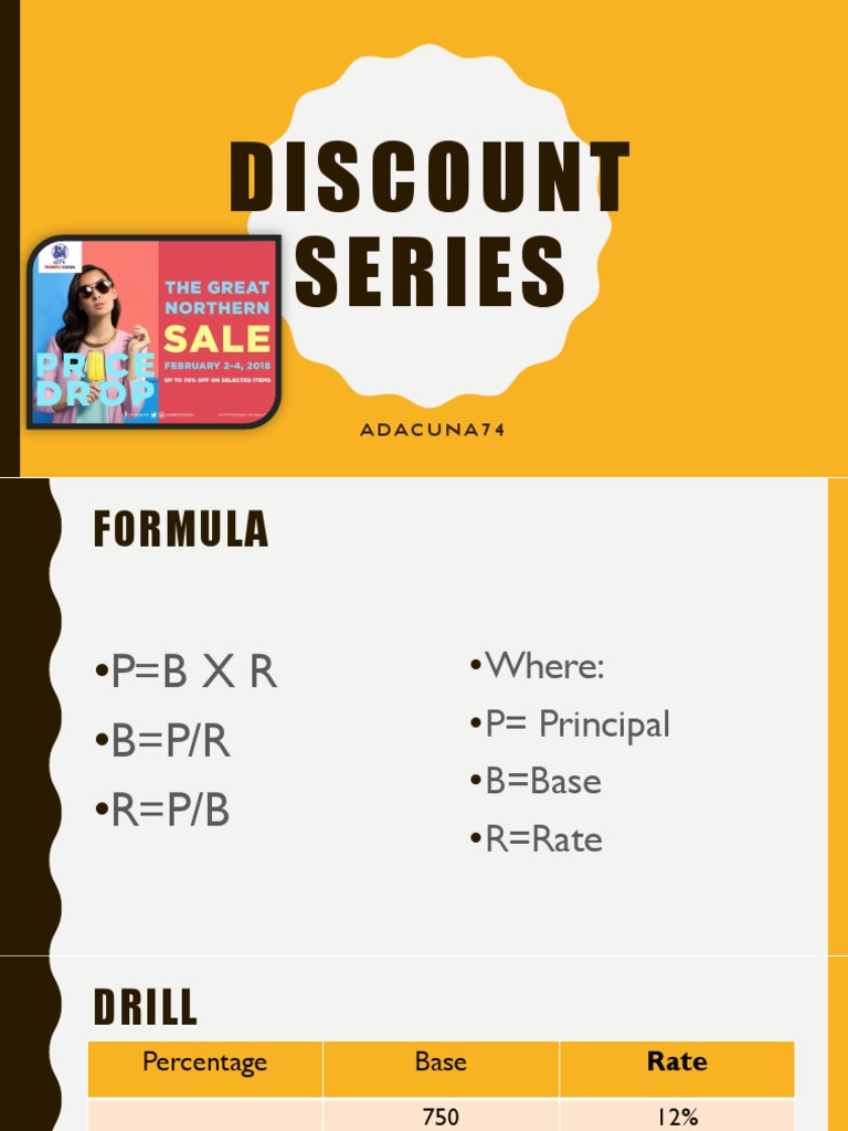 Multiple Discount Calculation Guide | PDF | Percentage | Microeconomics