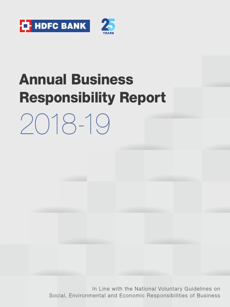 HDFC 2018 19 Business - Responsibility | PDF | Board Of Directors ...