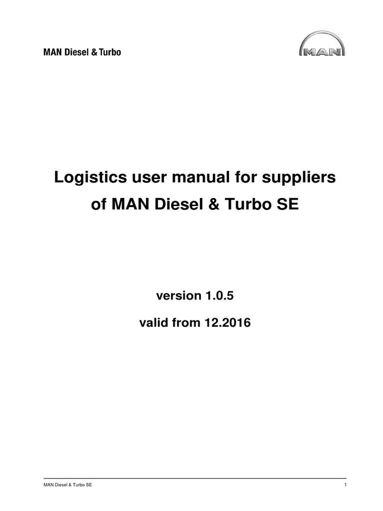En Logistics Manual For Suppliers | PDF | Pallet | Packaging And Labeling