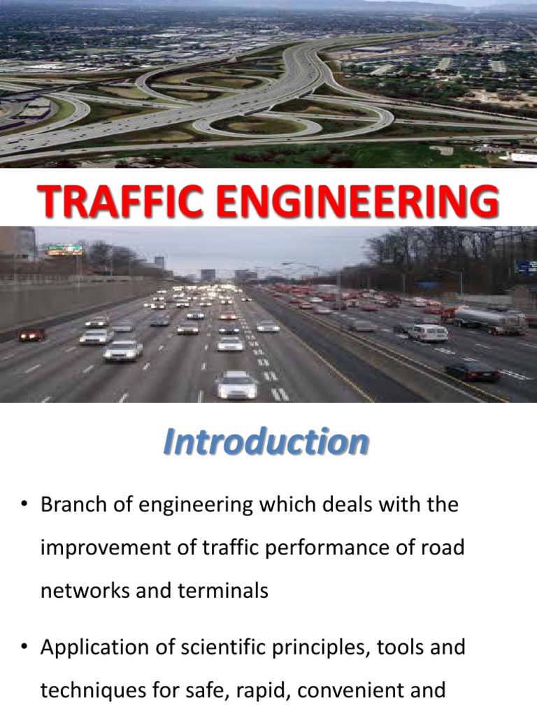 1 Traffic Engineering Mod | PDF | Traffic | Visual Perception