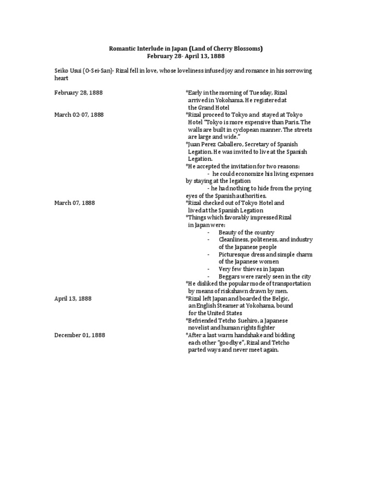 Romantic Interlude in Japan | PDF