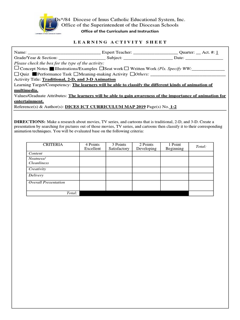 Classifying Animation Techniques: A Study of Traditional, 2D, and 3D ...