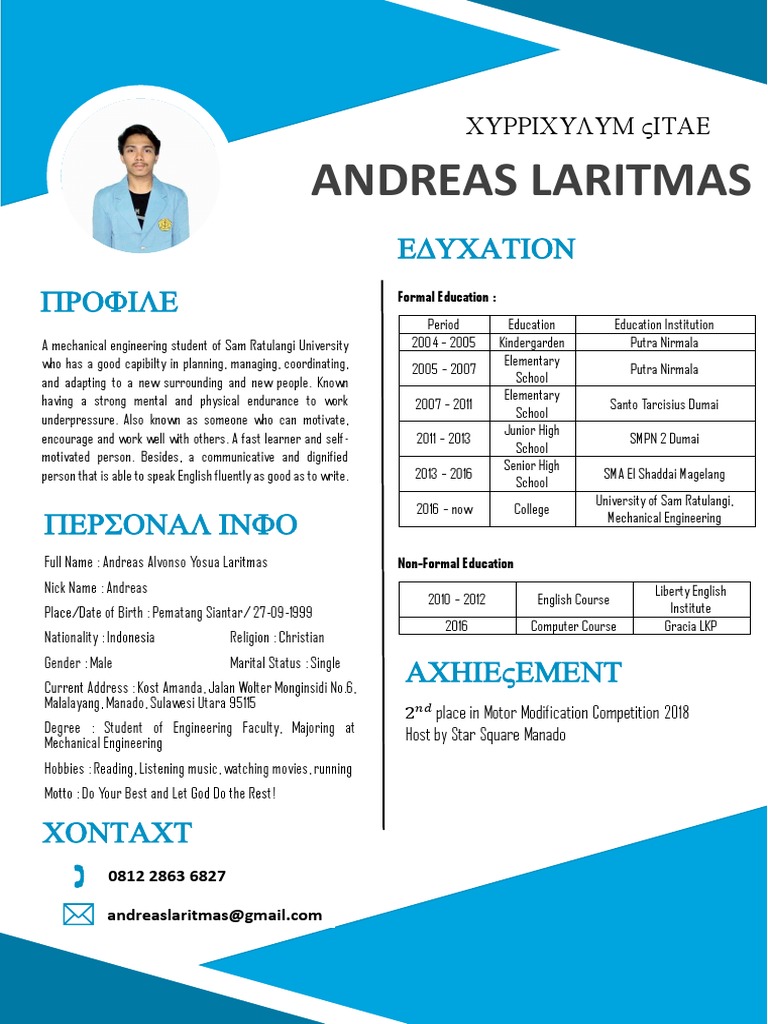 CV (Curriculum Vitae) | Download Free PDF | Learning | Behavior Modification