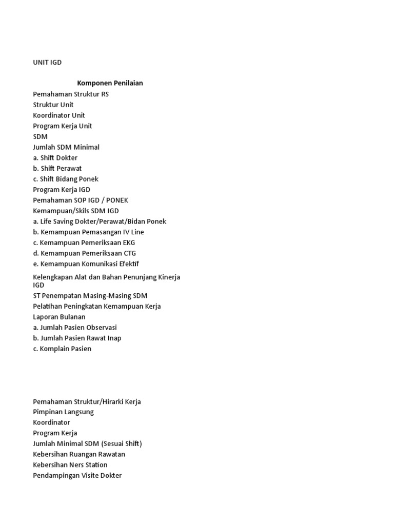 Form Monev IGD | PDF