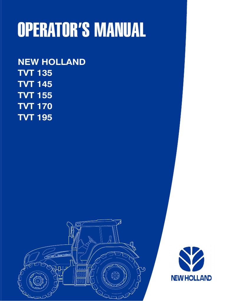 TVT Series Operator Manual | PDF | Tractor | Safety