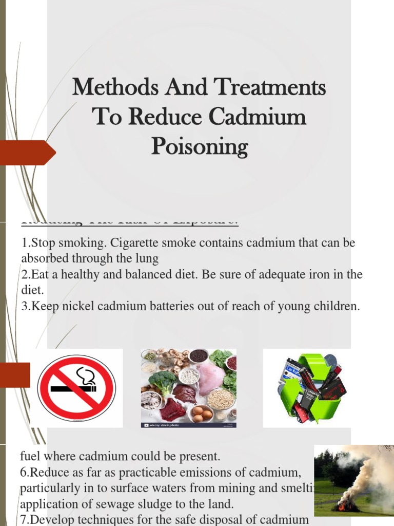 Cadmium Poisoning: Prevention & Treatment | PDF | Technology & Engineering