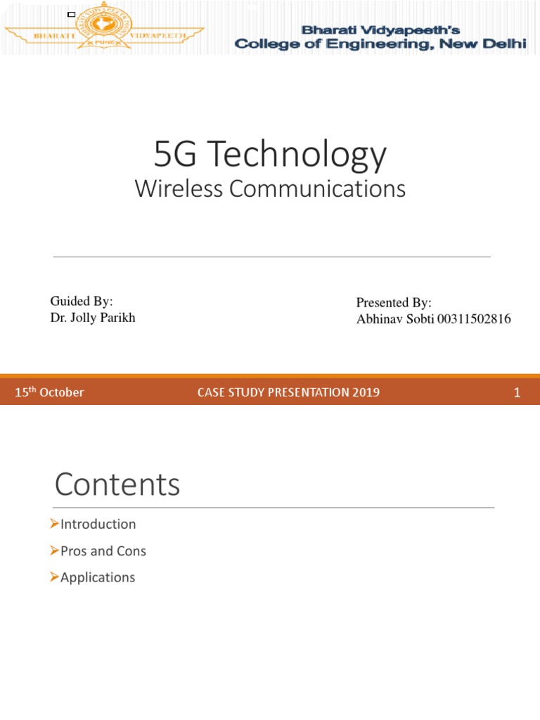 5G Technology Advances: A Case Study on the Capabilities and ...
