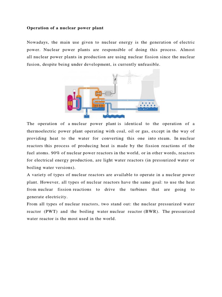 Nuclear Power Plant Operations Explained | PDF | Pressurized Water ...