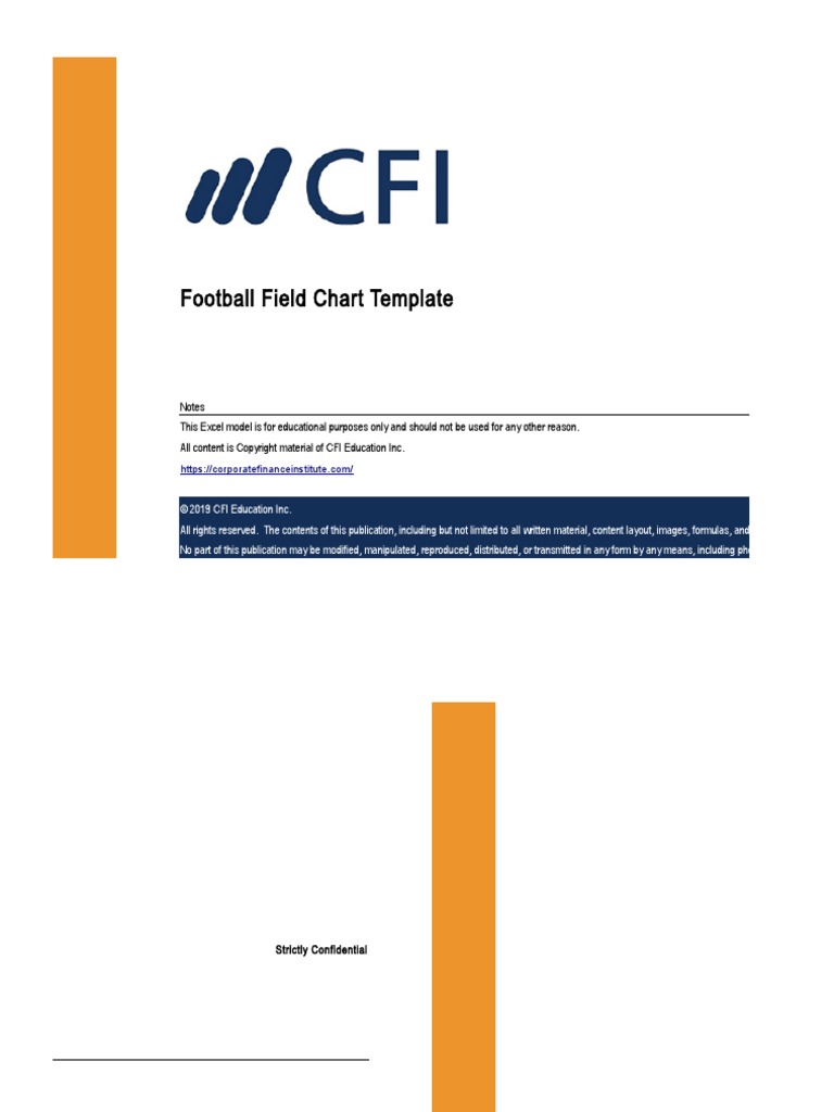 Football Field Template Excel