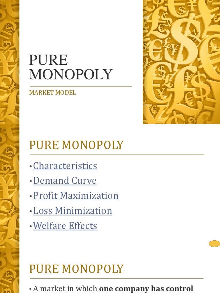 Pure Monopoly | PDF | Monopoly | Demand