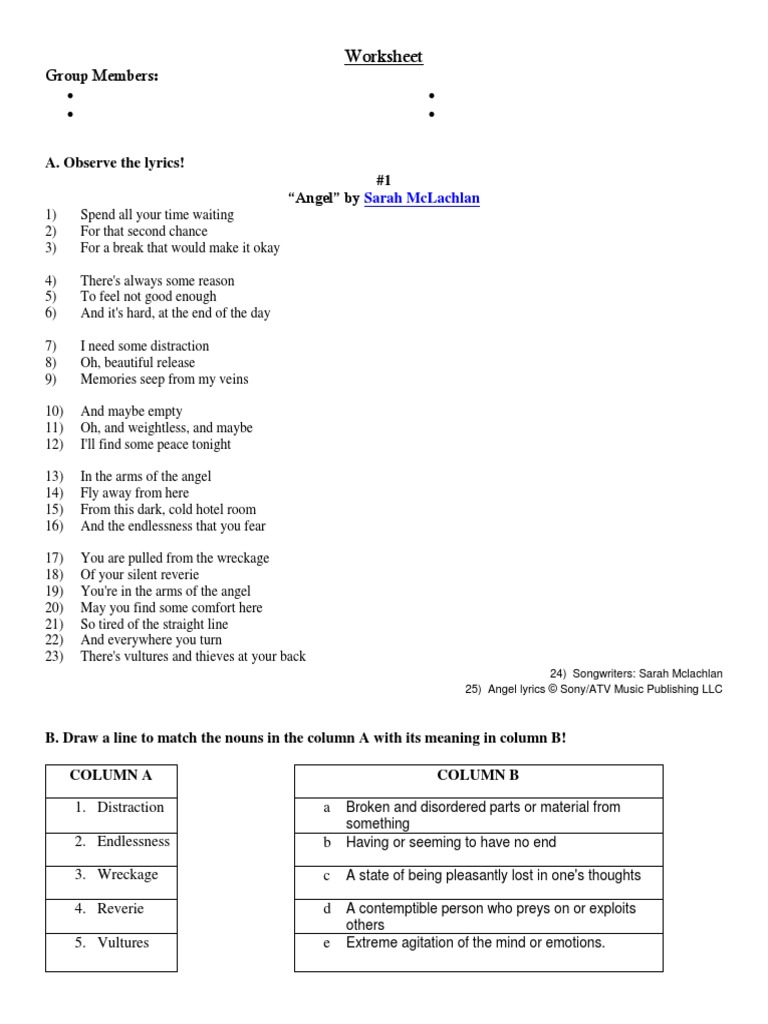 Group Members:: Worksheet | PDF