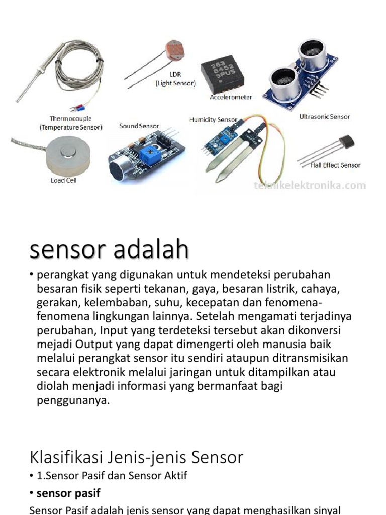 Sensor | PDF