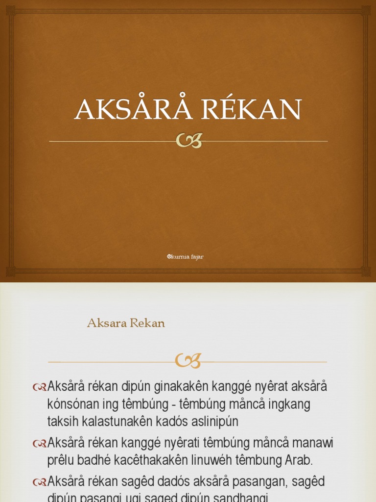 Aksara Rekan | PDF