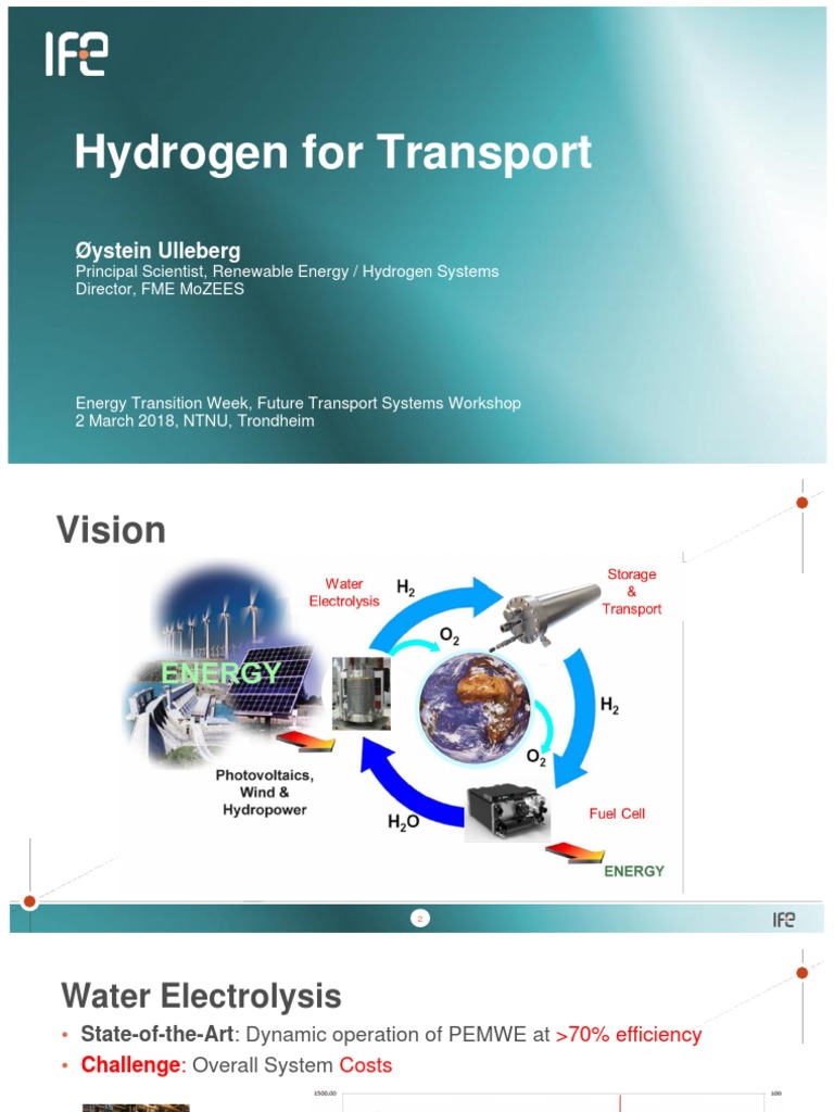 Hydrogen For Transport | PDF | Fuel Cell | Electric Vehicle