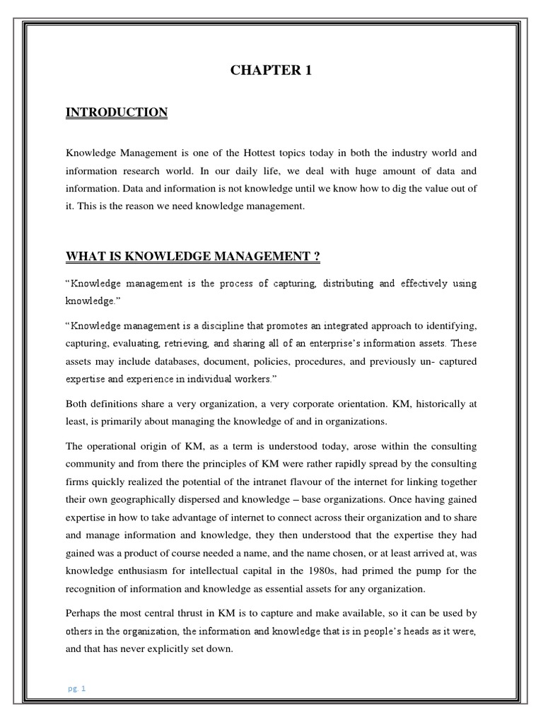 Knowledge Management | PDF | Banks | Knowledge Management