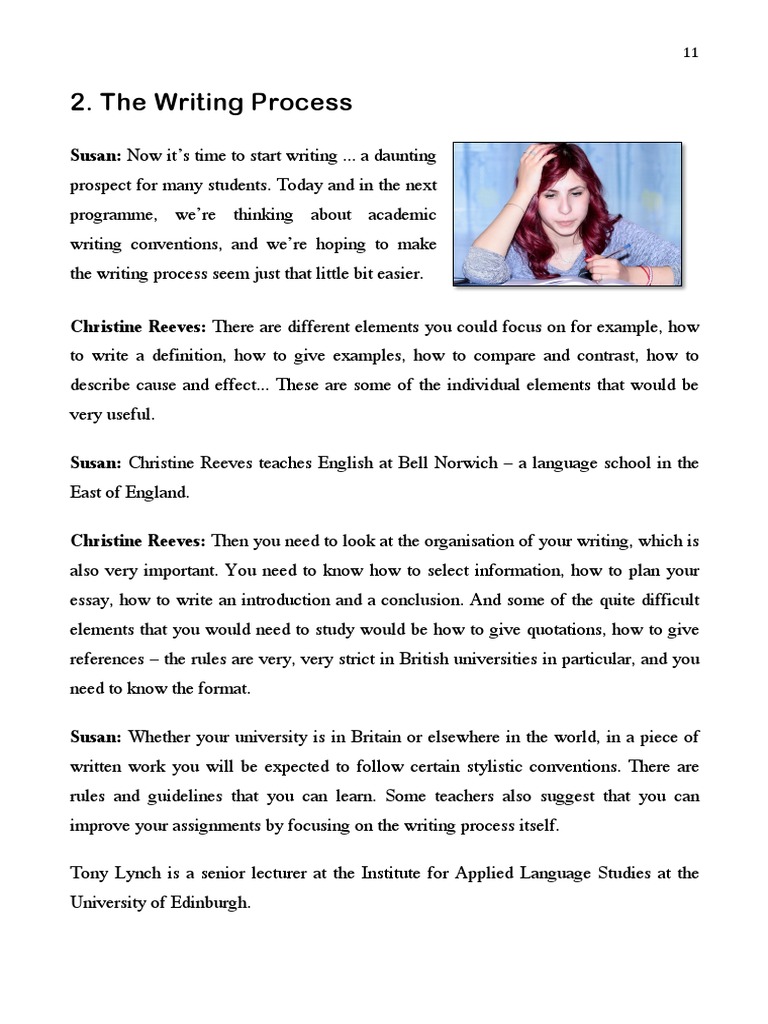 Academic Writing Process Guide | PDF | Brainstorming | Essays