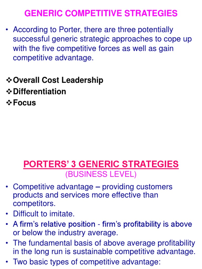 Competitive Strategy | PDF | Competitive Advantage | Strategic Management