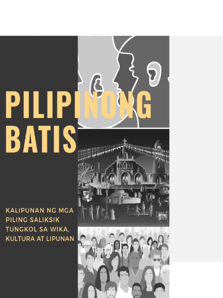 PIlipinong-Batis Edited See-Comments | PDF