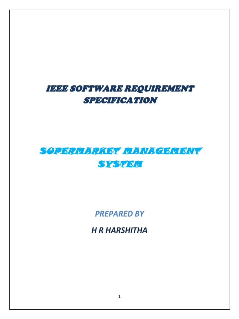 Ieee Software Requirement Specification | PDF | Graphical User Interfaces | Unified Modeling ...