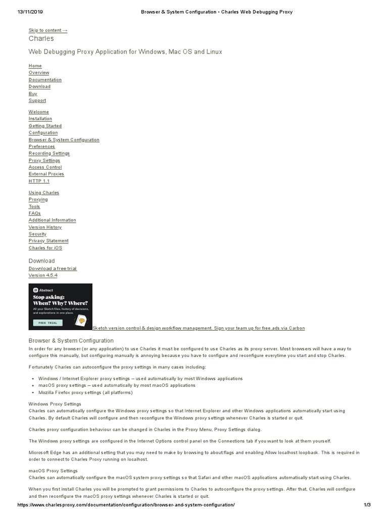 Browser & System Configuration - Charles Web Debugging Proxy | PDF ... Browser & System Configuration - Charles Web Debugging Proxy | PDF ...