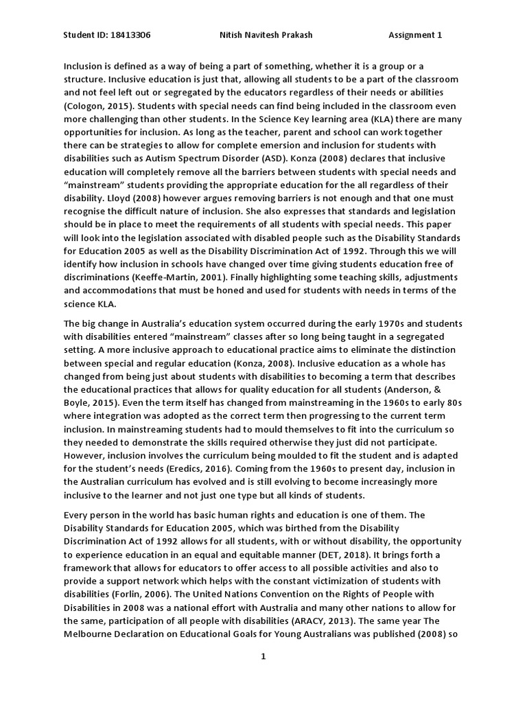 Inclusive Assessment | Download Free PDF | Inclusion (Education ...