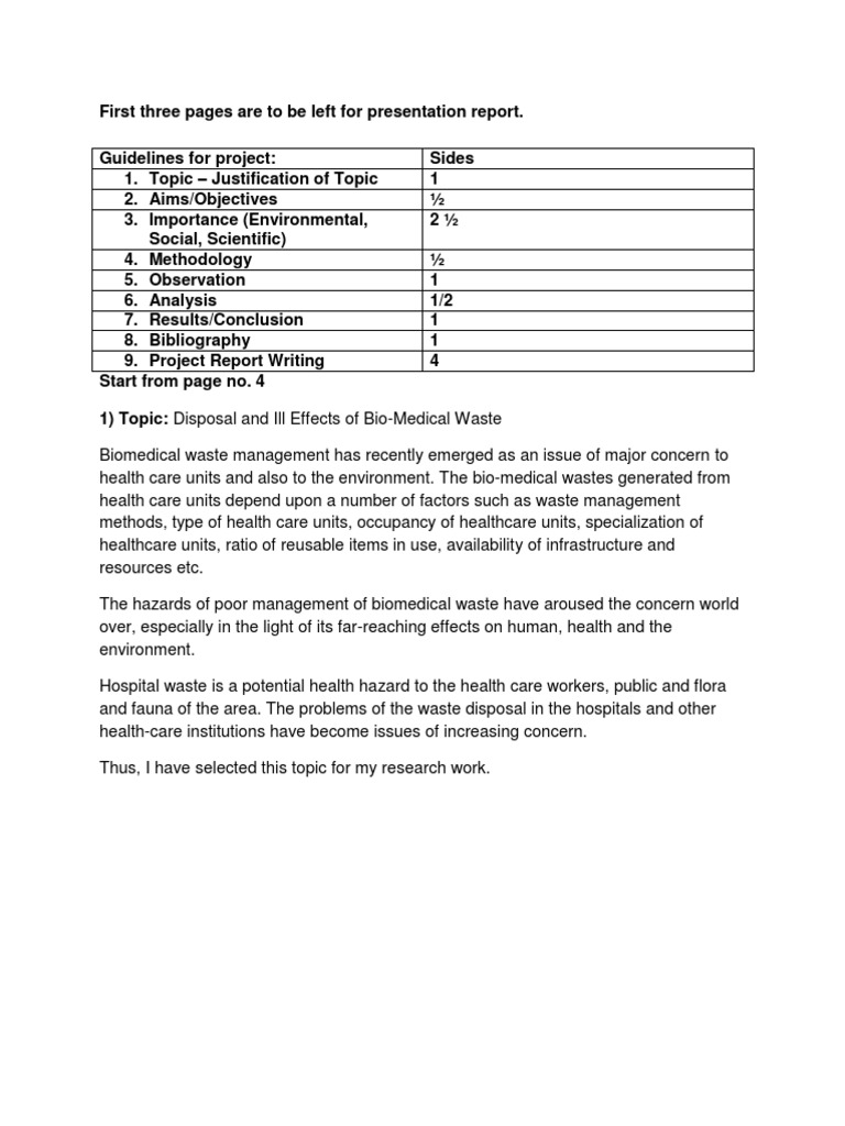 Bio Medical Waste | PDF | Waste Management | Health Care