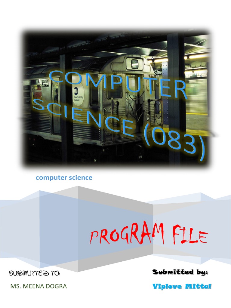Project File Cse | PDF | Queue (Abstract Data Type) | Division ...