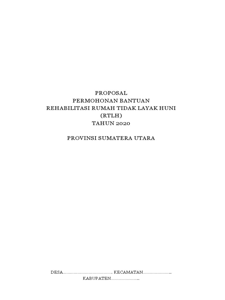 A. Susunan Proposal 2020 PDF | PDF