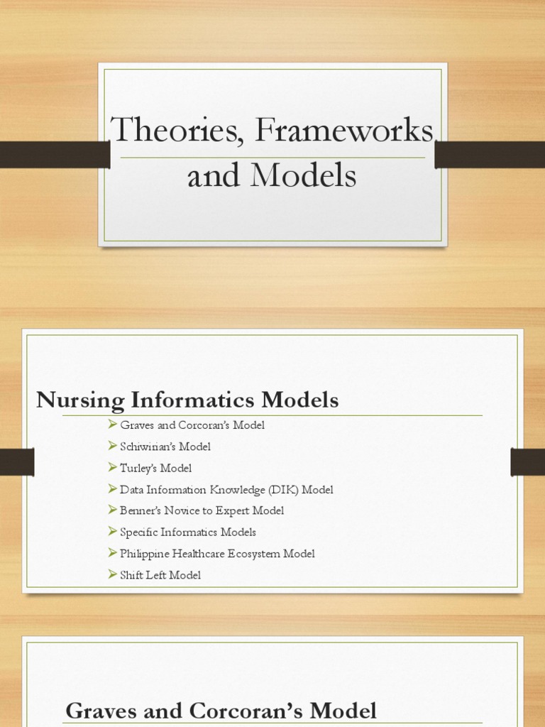 Theories, Frameworks and Models | PDF | Knowledge Representation And ...