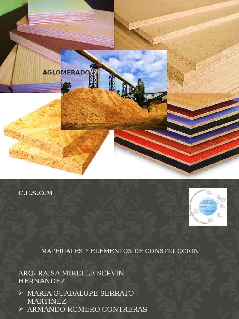 Tipos de Aglomerado en Construcción | PDF | Madera | Ingeniería de ...