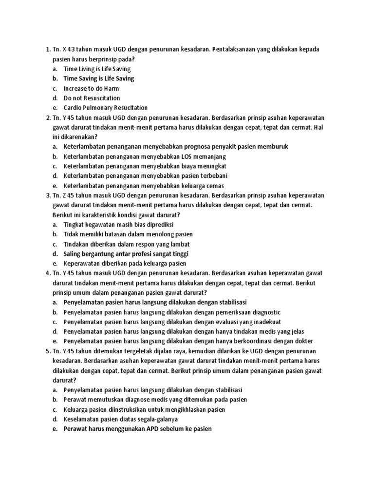 Soal Uts Gadar Cbti | PDF