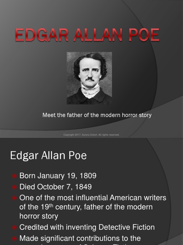 Edgar Allan Poe Powerpoint | PDF | Edgar Allan Poe