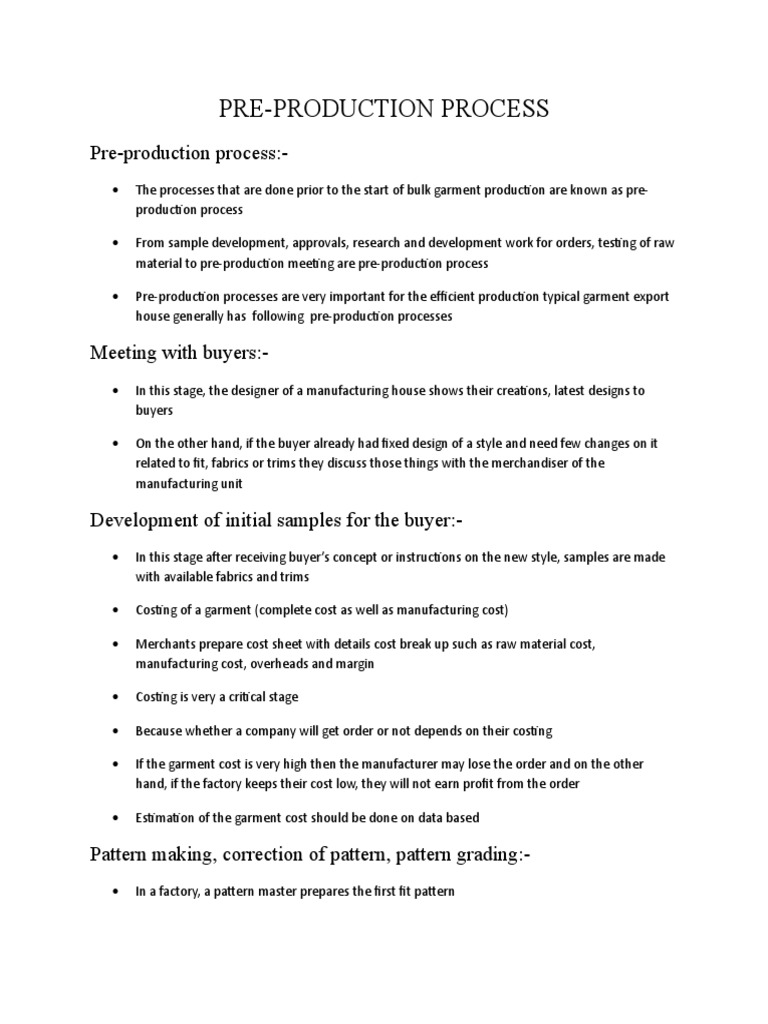 pre-production-WPS Office | PDF | Cost | Clothing