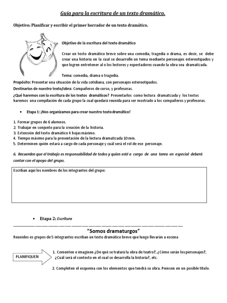 Obra Dramatica 5 Básico | PDF | Comedia | Soporte