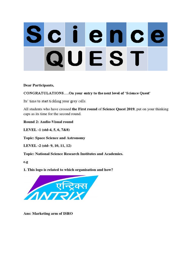 Science Quest | PDF