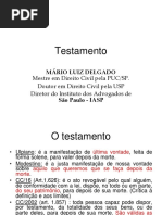 Modelo de Testamento Particular Simples | PDF | Testamento | Justiça