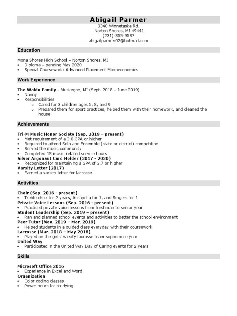 Parmer Resume | PDF