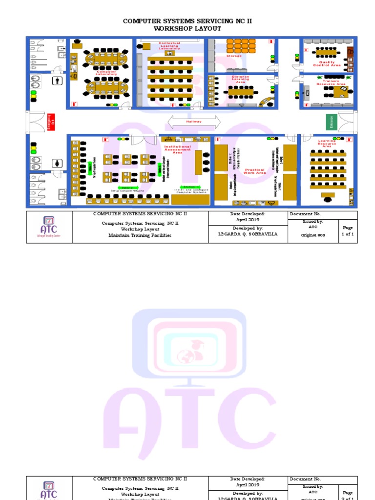 Computer Systems Servicing Workshop Layout | PDF | Computer Data ...