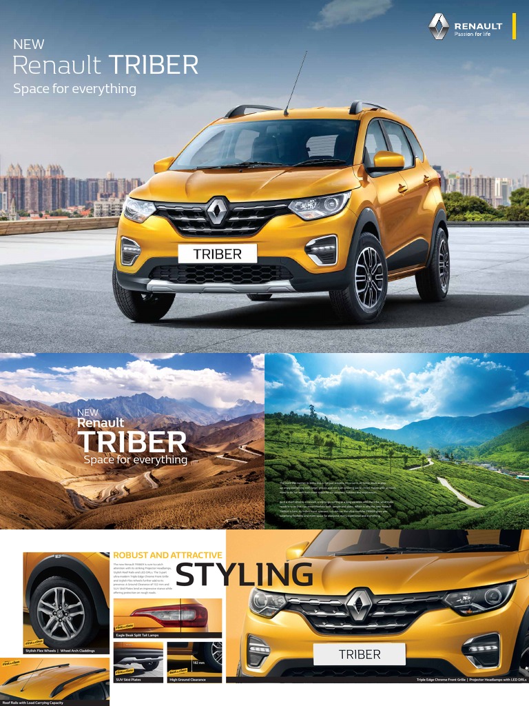 TRIBER Brochure 16 Pages 30th October PDF | PDF | Transport | Motor Vehicle